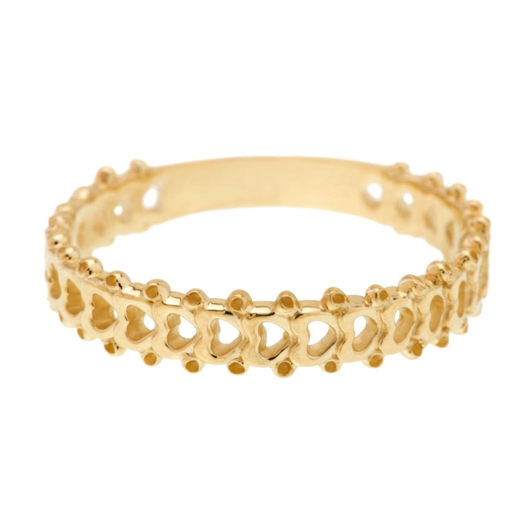 Hearts of Gold Ring | Rings by Ruta Reifen Jewelry